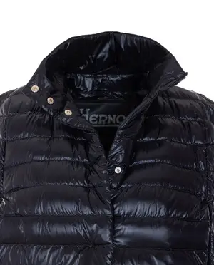 Herno Quilted High Neck Cape