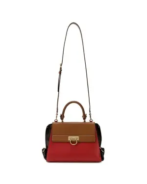 FERRAGAMO Logo Handbag - Brown