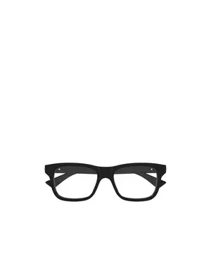 Bottega Veneta Rectangle Frame Eyeglasses - Black