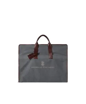 Brunello Cucinelli Garment Holder With Double Handles - Anthracite