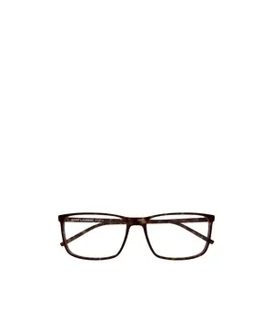Saint Laurent Rectangular Eyeglasses - Brown