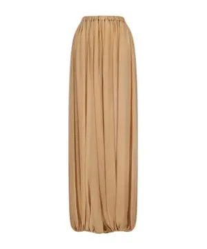 Giuseppe Di Morabito Gathered Silk Harem Trousers - Nude