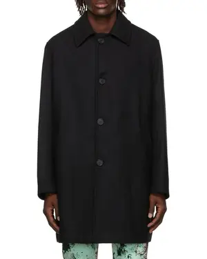 Palm Angels Curved Logo Coat