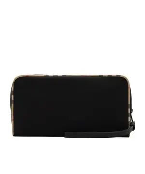 Burberry Medium Check Trim Travel Pouch