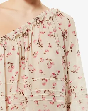 Isabel Marant Étoile Loeva One-shoulder Floral Blouse