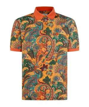 Etro Slim Fit Polos For Men