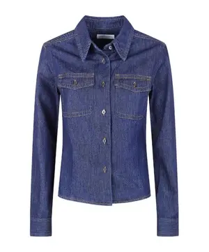 Dries Van Noten Long-sleeved Denim Shirt