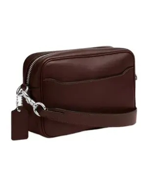 COACH Radio Camera Leather Shoulder Bag - Maple