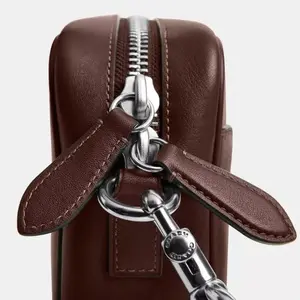 COACH Radio Camera Leather Shoulder Bag - Maple
