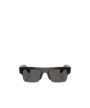 Prada Semi-rimless Frame Sunglasses - Black