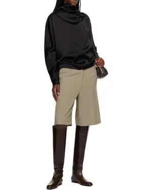 TOTEME High Neck Draped Top