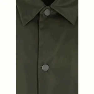 Prada Triangle-logo Button-up Coat