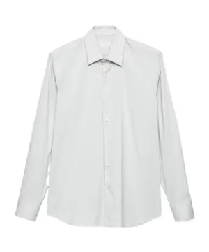Prada Long-sleeved Poplin Shirt