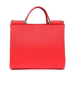 Dolce & Gabbana Logo Detail Handbag - Red