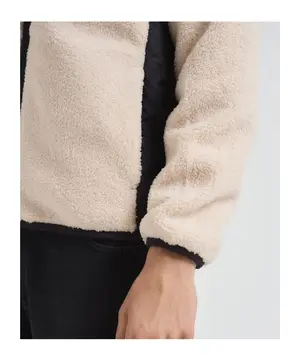 K-WAY Full Zip Fleece Hoodie - Nude