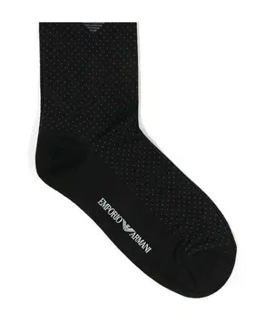 Emporio Armani Logo Knitted Socks