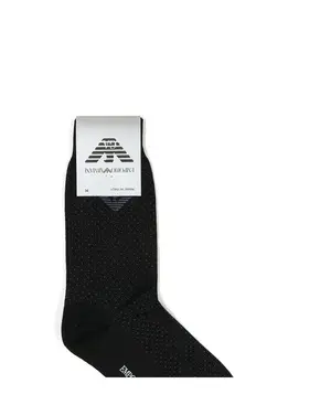 Emporio Armani Logo Knitted Socks