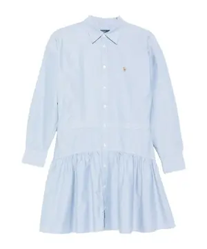 Polo Ralph Lauren Ruffled Hem Shirt Dress