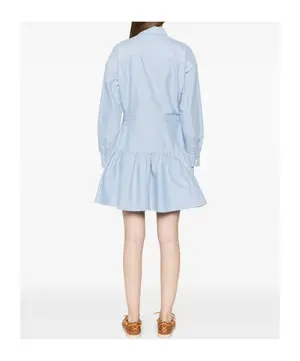 Polo Ralph Lauren Ruffled Hem Shirt Dress