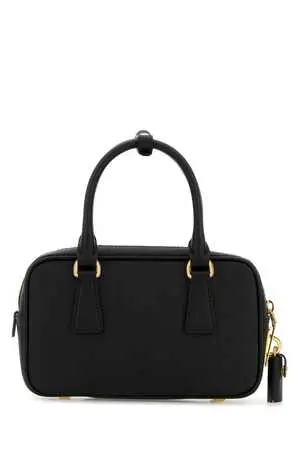 Prada Triangle-logo Zipped Tote Bag