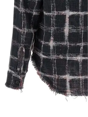 R13 Plaid Long-sleeve Shirt