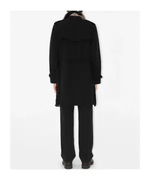 Burberry Double Breasted Belted Kensington Trench Coat