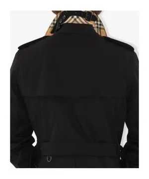 Burberry Double Breasted Belted Kensington Trench Coat