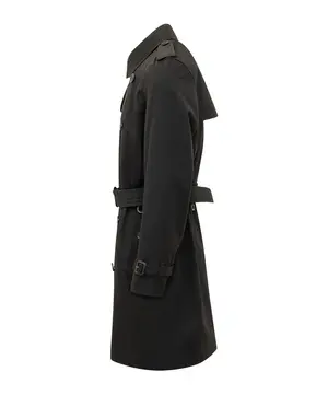 Burberry Double Breasted Belted Kensington Trench Coat