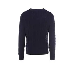 Polo Ralph Lauren Logo Embroidered Cable-knit Jumper