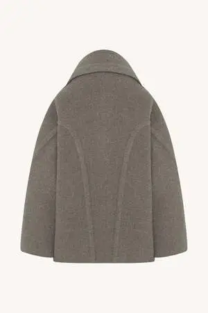 THE ROW Temur Virgin Wool Coat - Grey