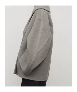 THE ROW Temur Virgin Wool Coat - Grey