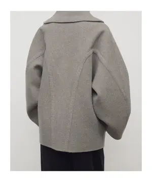 THE ROW Temur Virgin Wool Coat - Grey