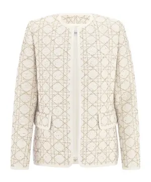 DIOR Dior Patterned Collarless Jacket