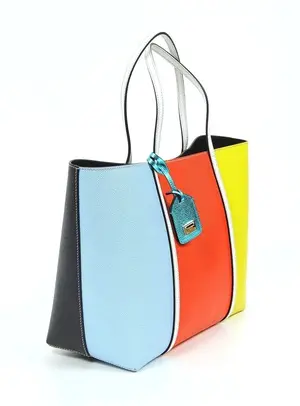Dolce & Gabbana Paneled Tote Bag With Logo Detail
