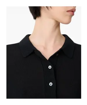 Studio Nicholson Tolsa Knit Polo Shirt - Black