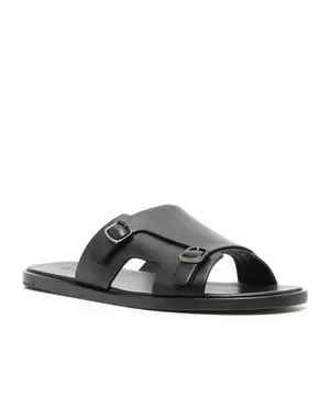 Santoni Buckled Slip-on Sandals