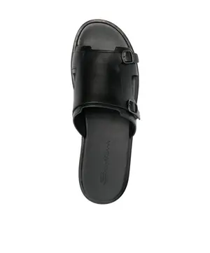 Santoni Buckled Slip-on Sandals