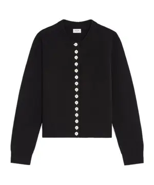 CELINE Celine Twinset Cardigan In Heritage Cashmere
