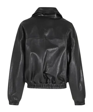 Magda Butrym Leather Bomber Jacket