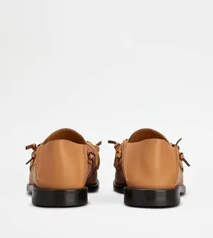 TOD'S Braided Loafers With Knot Detailing