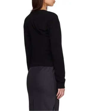 VIVIENNE WESTWOOD Long Sleeve Fitted Top With Orb Embroidery