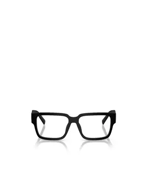 Prada Rectangle Frame Eyeglasses - Black