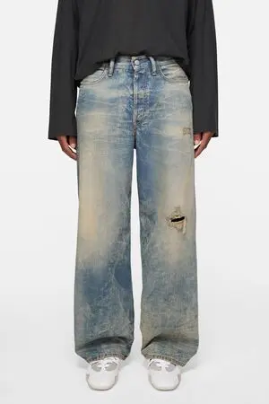 Acne Studios 1981 Logo-patch Wide-leg Trousers
