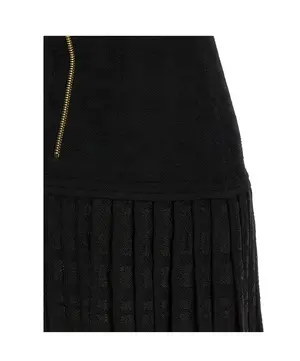 Balmain Embellished Sleeveless Dress - Black
