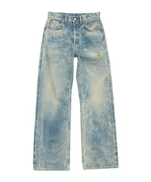 Acne Studios Patch Denim Wide-leg Jeans - Blue