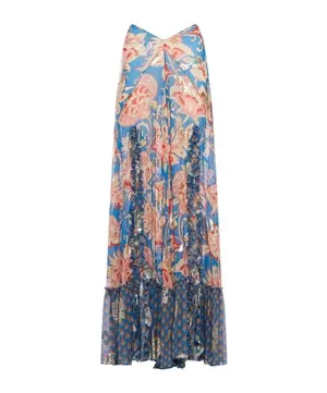 Etro Etro Paisley Ruffled Maxi Skirt Multi