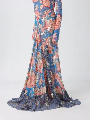 Etro Paisley Ruffled Maxi Skirt - Multi