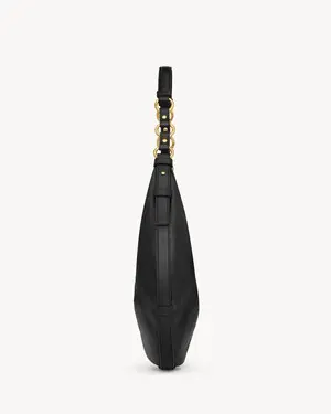 Saint Laurent Saharienne Zip-up Hobo Bag