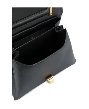 FERRAGAMO Gancini Top Handle Bag - Black