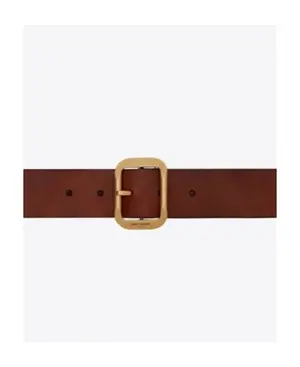 Saint Laurent Buckled Leather Belt